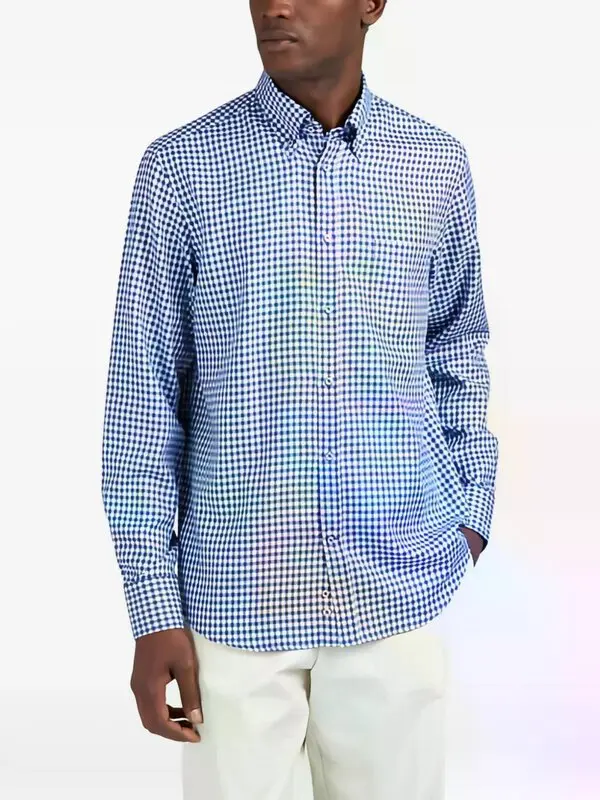 Paul & Shark Gingham Cotton Shirt