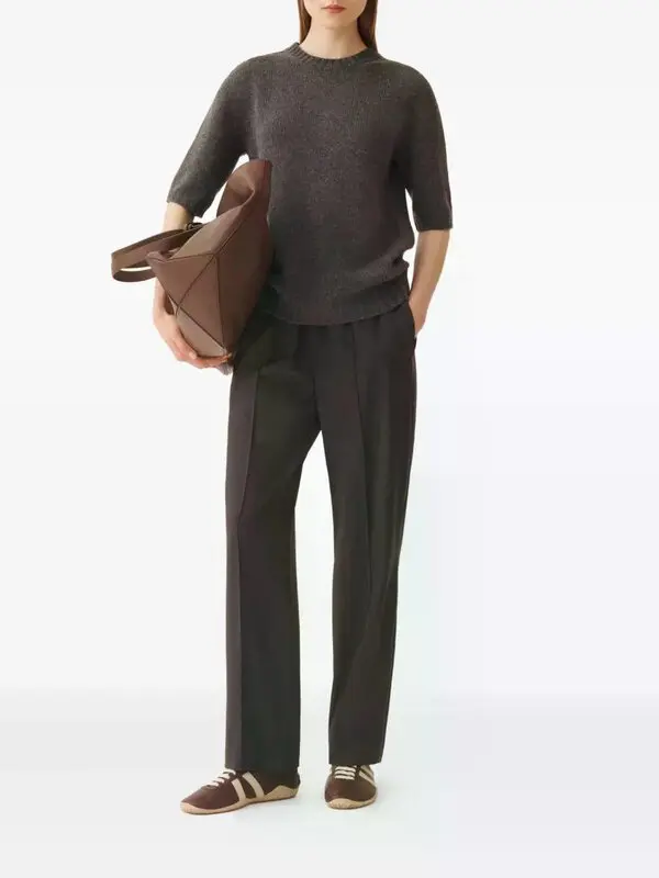 Fabiana Filippi Short Sleeve Sweater - Grey