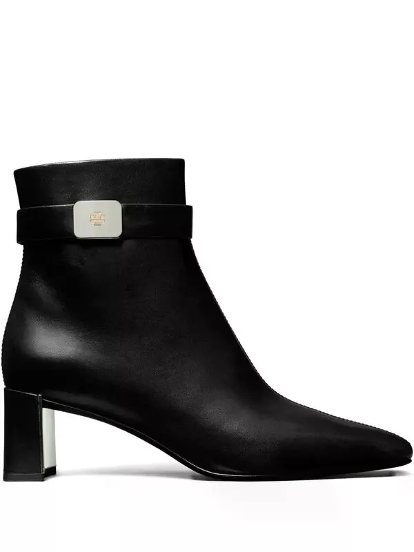 Tory Burch 55mm Leather Buckle-strap Ankle Boots