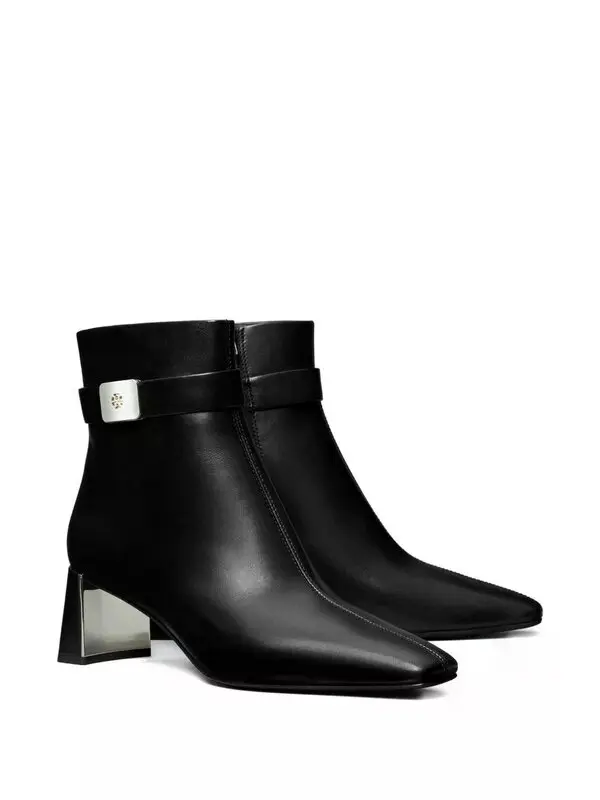 Tory Burch 55mm Leather Buckle-strap Ankle Boots