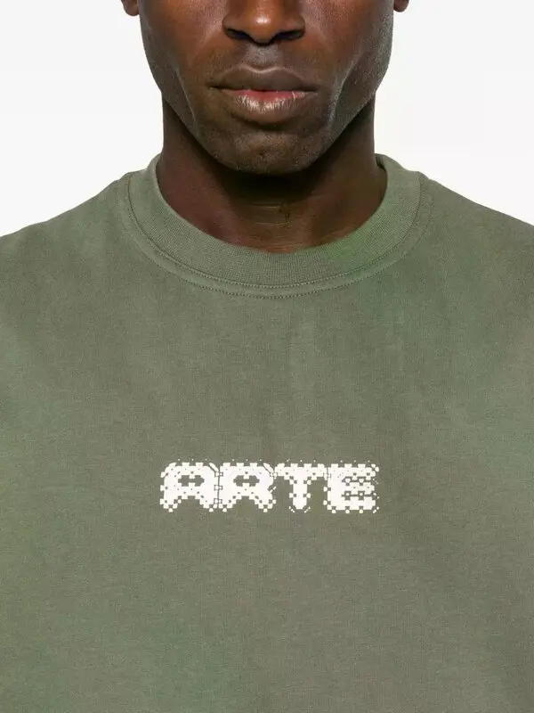 ARTE ANTWERP Pixel-logo T-shirt