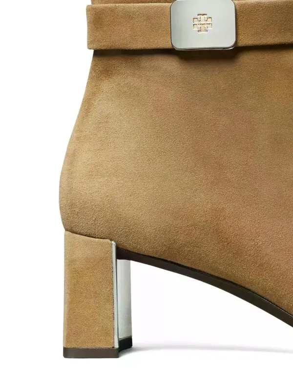 Tory Burch 55mm Buckle-detail Boots - Neutrals