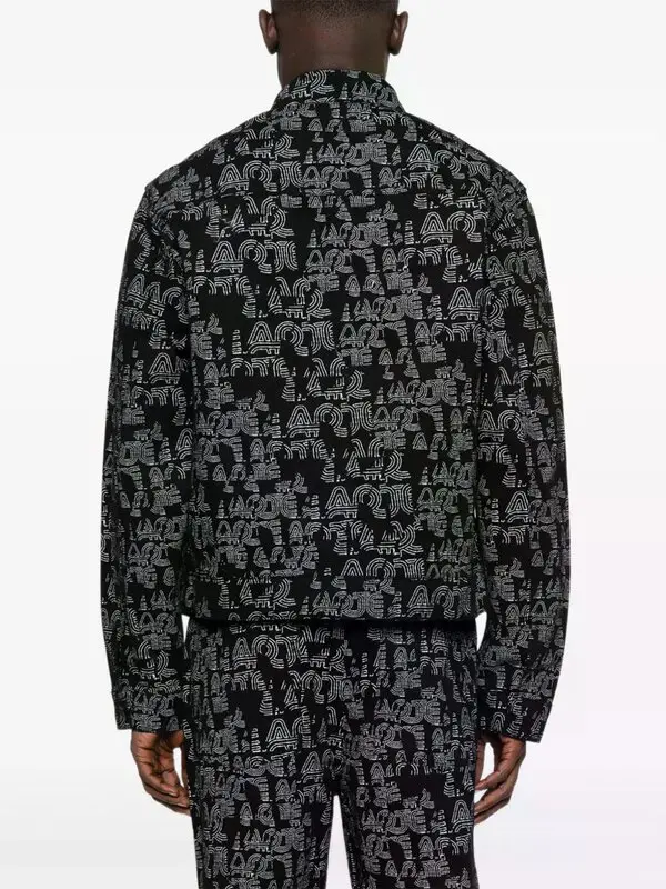 ARTE ANTWERP Graphic-print Denim Jacket