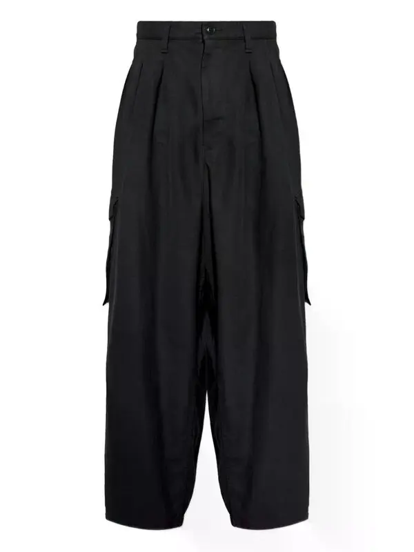 Yohji Yamamoto Pleated Cargo Trousers