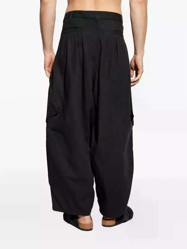Yohji Yamamoto Pleated Cargo Trousers