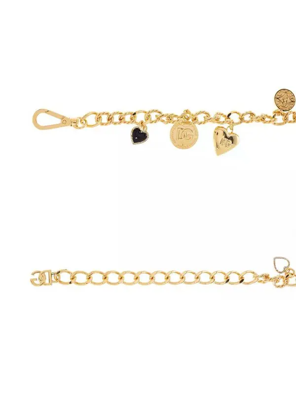 Dolce & Gabbana Logo-charm Chain Belt
