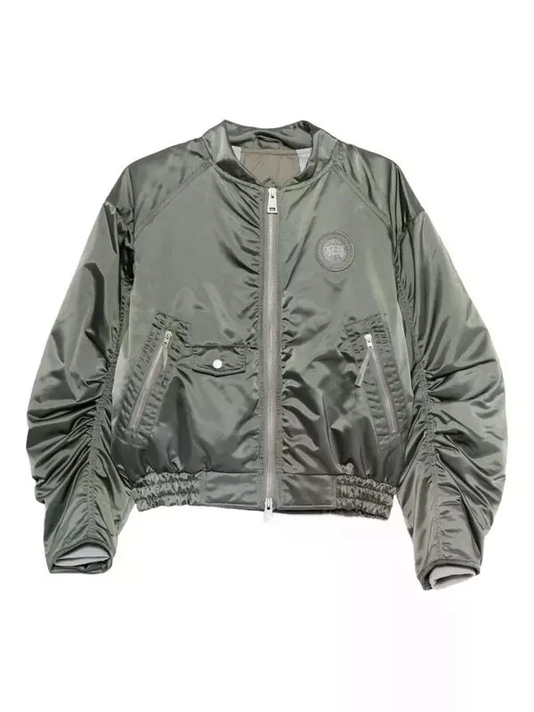 Canada Goose Zip-up Bomber Jacket - Grey