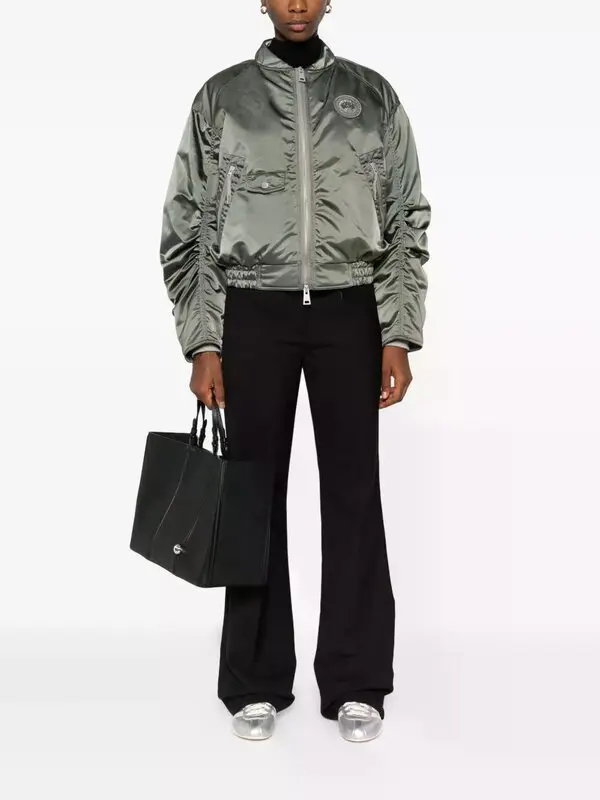 Canada Goose Zip-up Bomber Jacket - Grey