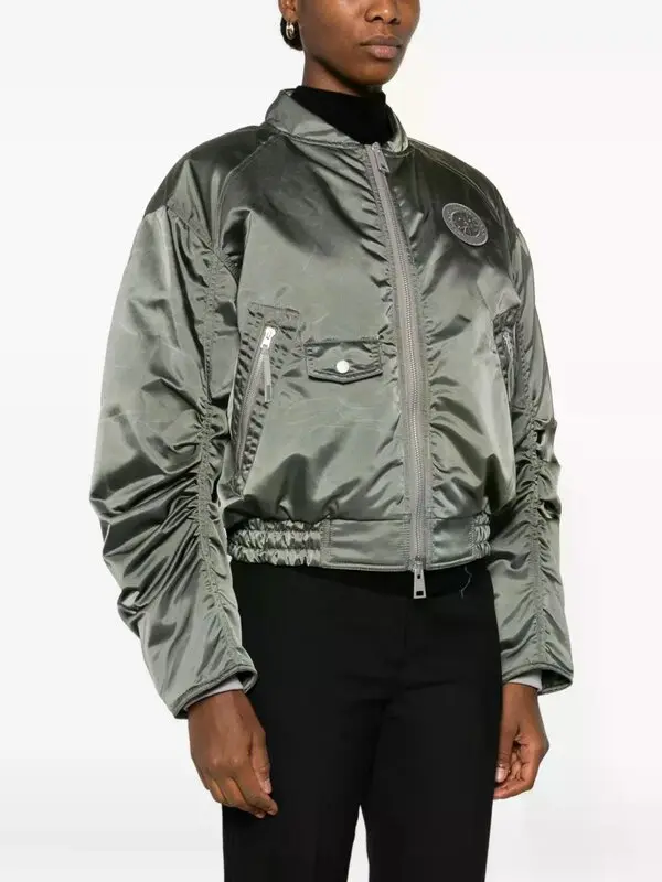 Canada Goose Zip-up Bomber Jacket - Grey
