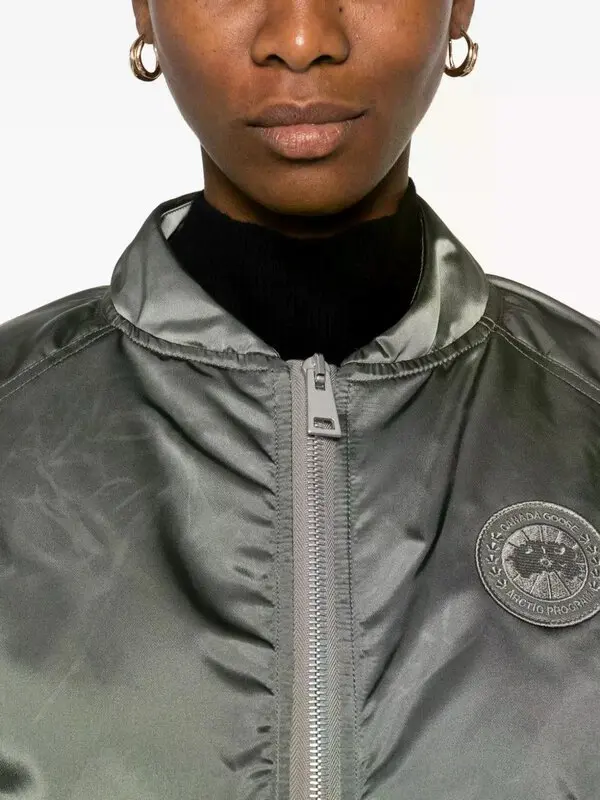 Canada Goose Zip-up Bomber Jacket - Grey