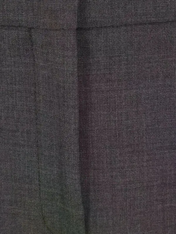 Incotex Cuffed Wool Trousers - Grey