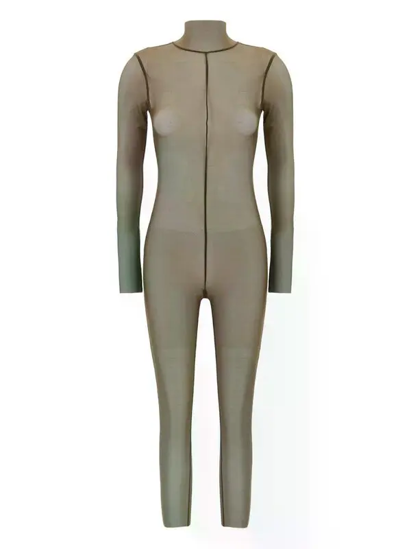 Norma Kamali Turtle Jumpsuit - Neutrals