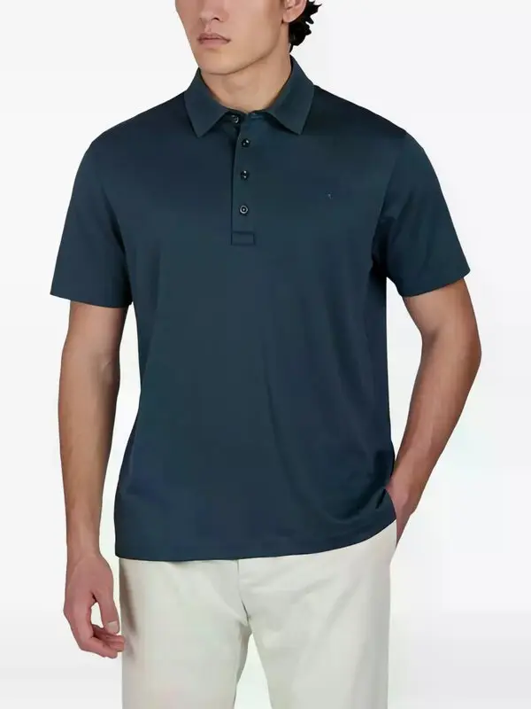 Paul & Shark Embroidered-wave Polo Shirt