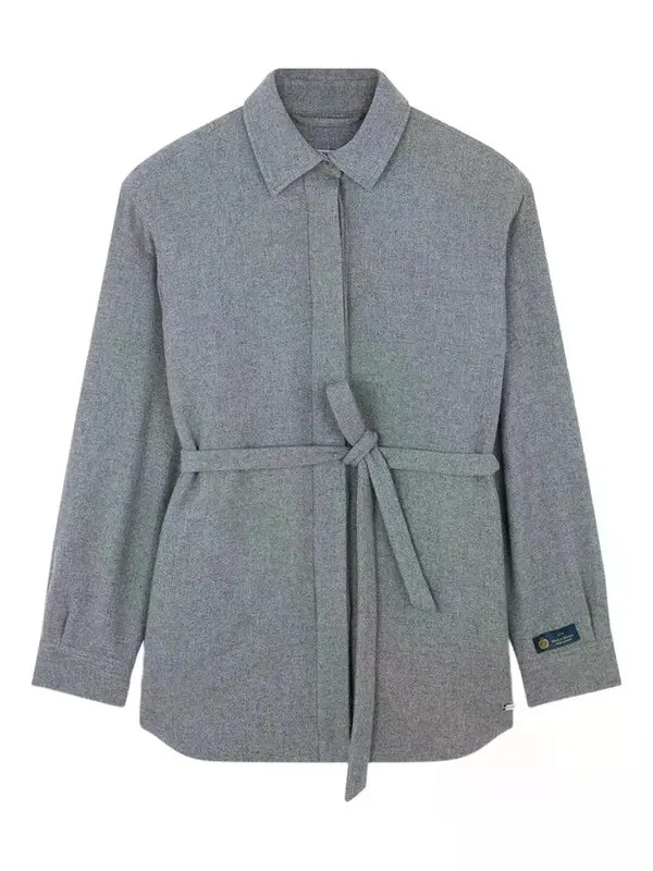 Paul & Shark Belted Wool-blend Jacket