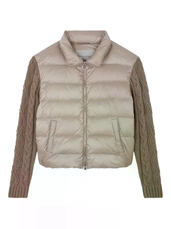 Paul & Shark Cable-knit Padded Jacket