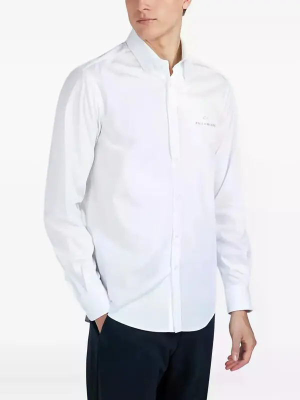 Paul & Shark Embroidered-logo Shirt - White