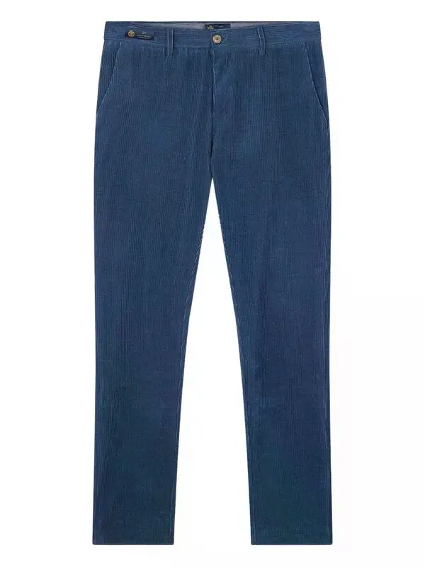 Paul & Shark Velvet Corduroy Trousers - Blue