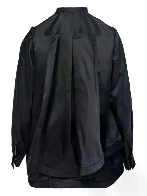 Noir Kei Ninomiya Ruffled-layer Twill Shirt