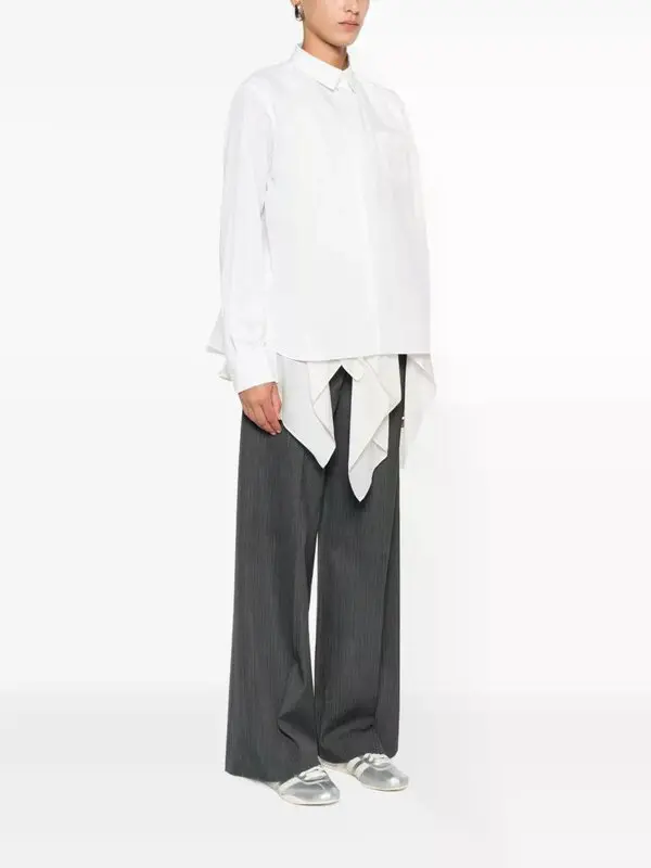 Sacai Ruffled Layered Shirt