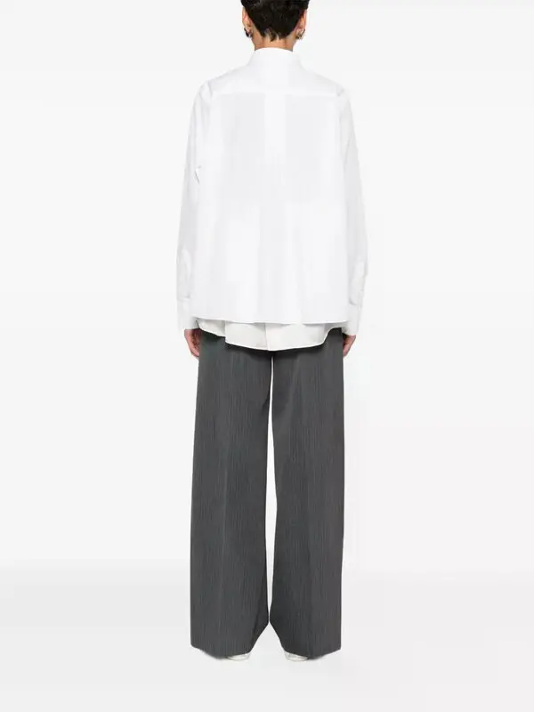 Sacai Ruffled Layered Shirt