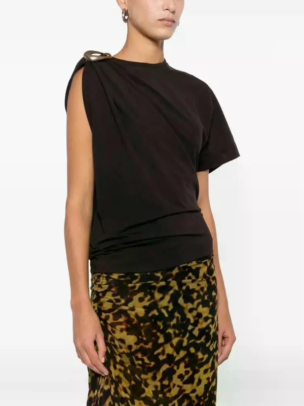 Christopher Esber Draped Ring-detail Top