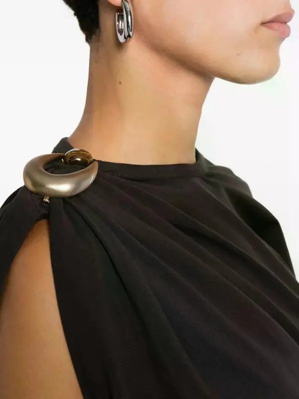 Christopher Esber Draped Ring-detail Top