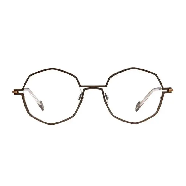 MATTTEW Octagon Eyeglasses - Brown