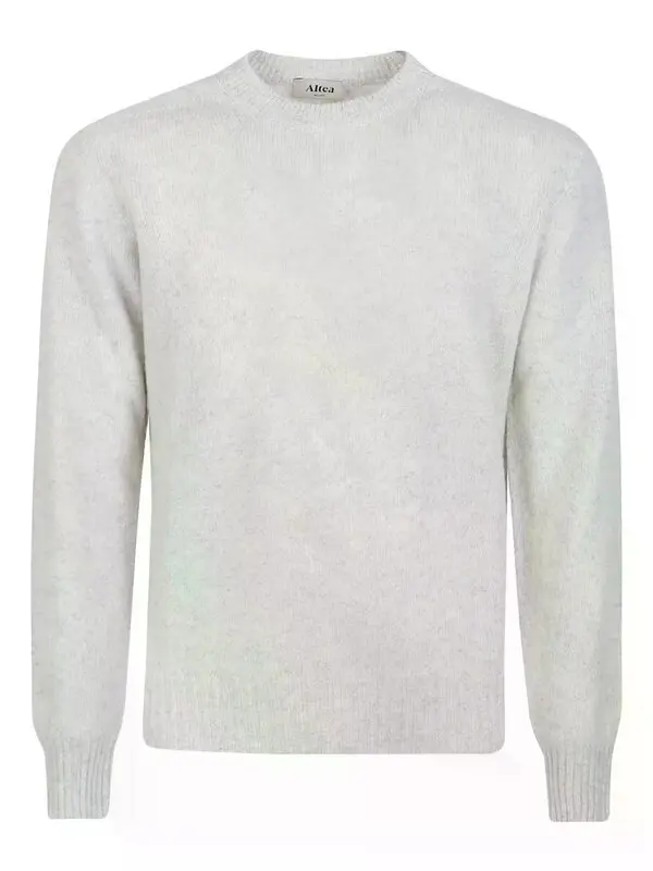 Altea Crew-neck Wool Sweater - Grey