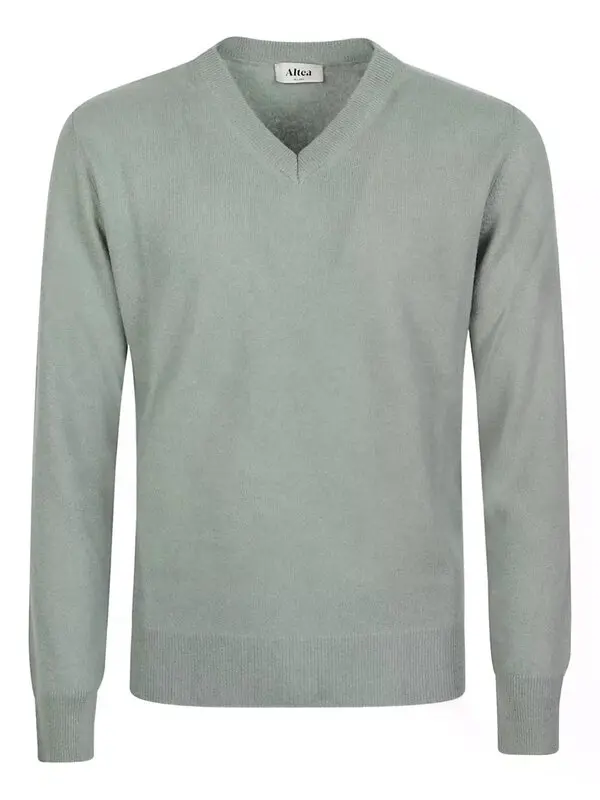 Altea V-neck Cashmere Sweater - Green