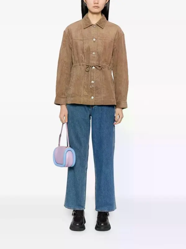 AGNES B. Logo-embroidered Jeans