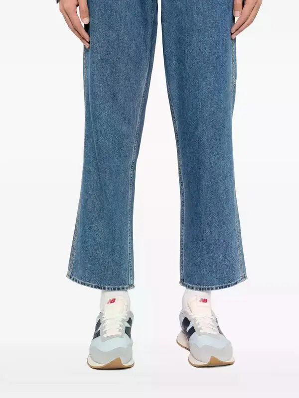AGNES B. Logo-embroidered Jeans