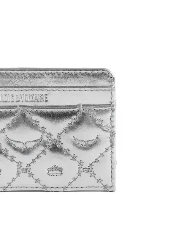 Zadig&Voltaire Quilted Leather Card Holder