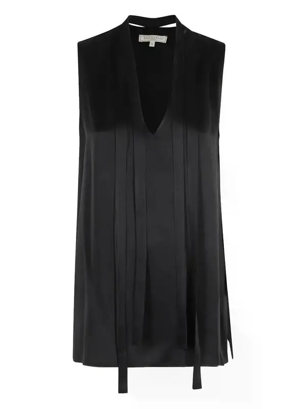 Antonelli Firenze Ribbon-detailing Sleeveless Blouse