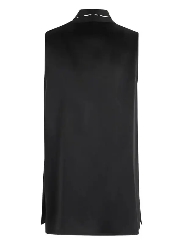 Antonelli Firenze Ribbon-detailing Sleeveless Blouse