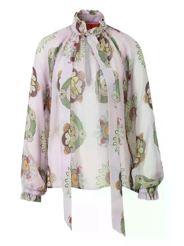 La DoubleJ Floral-print Blouse