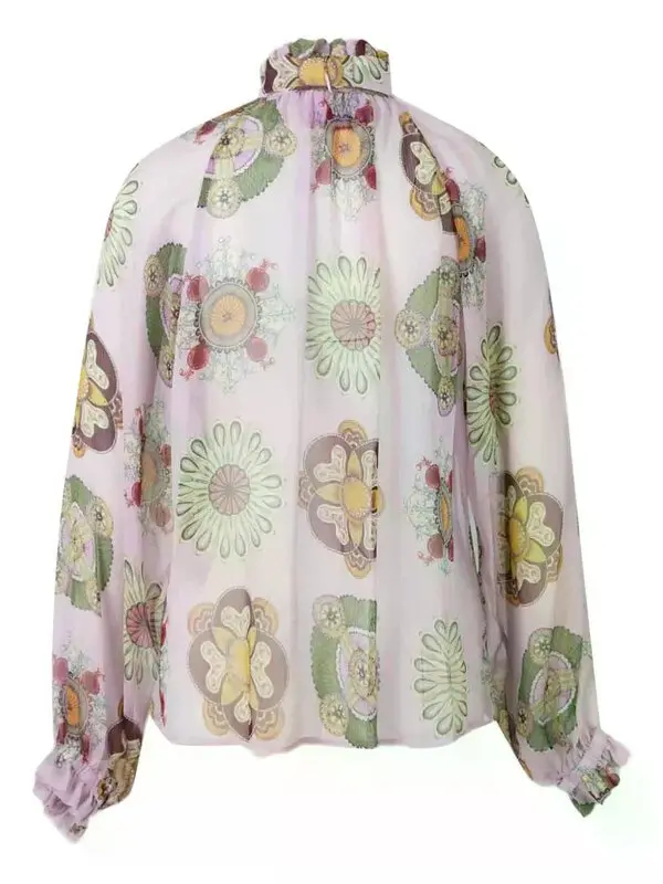 La DoubleJ Floral-print Blouse