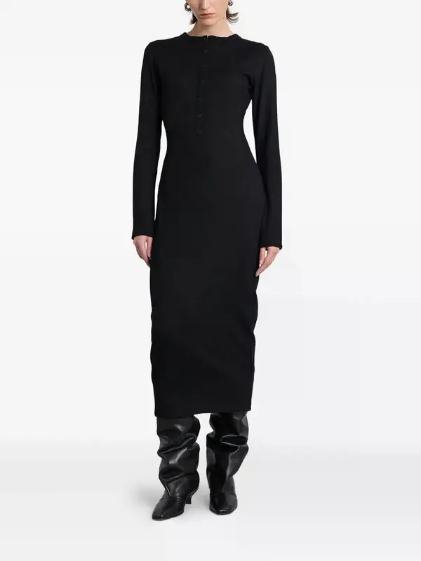 ENTIRE STUDIOS Long-sleeve Fitted Midi Dress