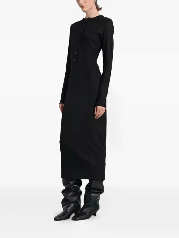 ENTIRE STUDIOS Long-sleeve Fitted Midi Dress