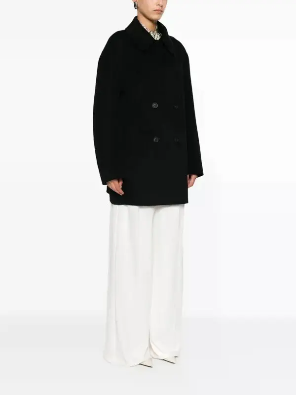 Iris Von Arnim Double-breasted Notched-lapel Coat