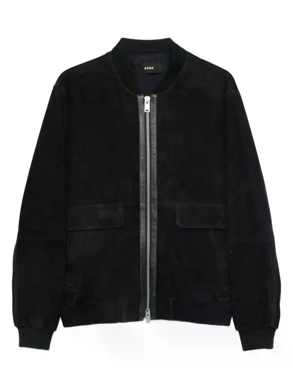 ARMA Suede Bomber Jacket
