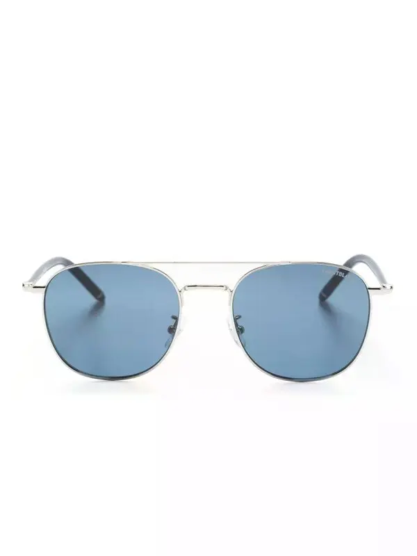 Montblanc Logo-plaque Pilot-frame Sunglasses
