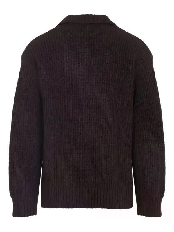 Carhartt Work In Progress Ribbed Zip-up Cardigan - Brown