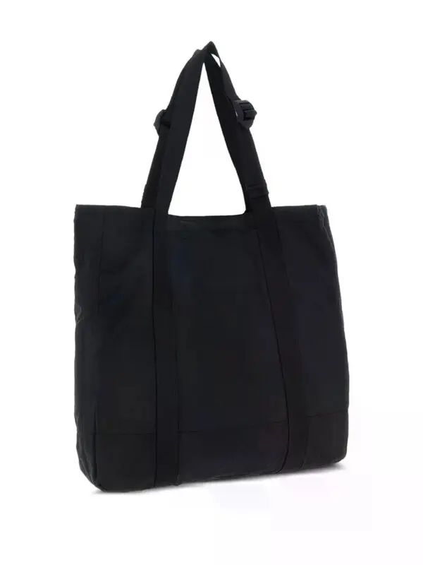 Stone Island Logo-patch Tote Bag - Black