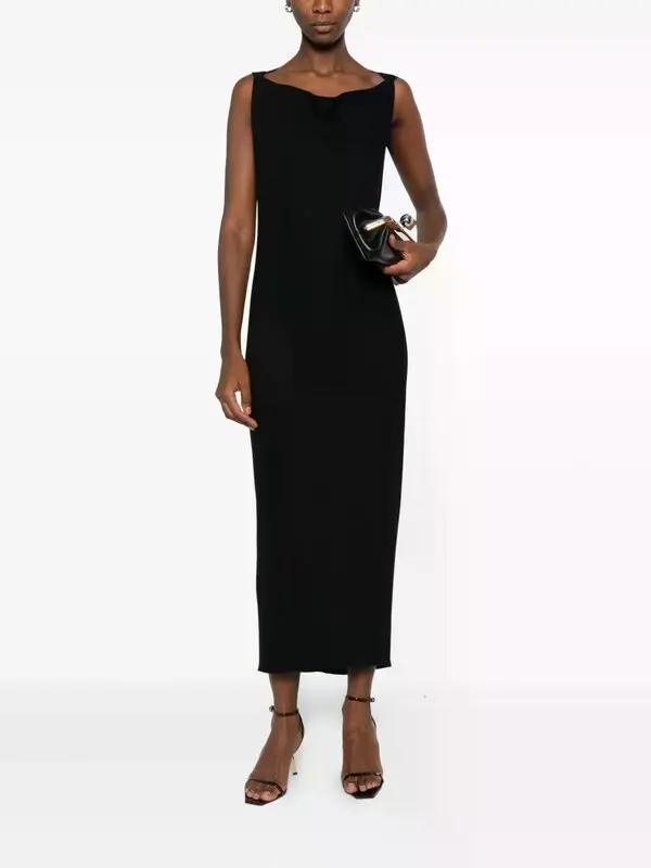 STEPHAN JANSON Draped Midi Dress