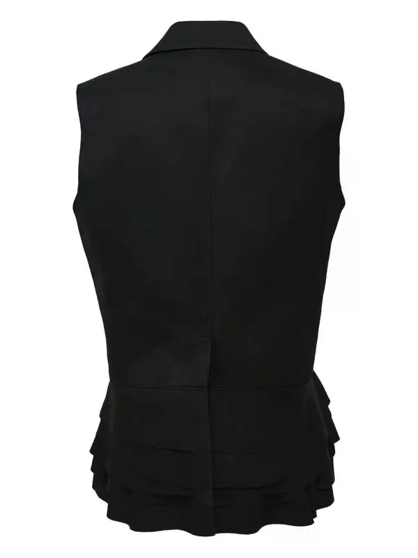 COMME DES GARÇONS TAO Ruffled Peplum Waistcoat