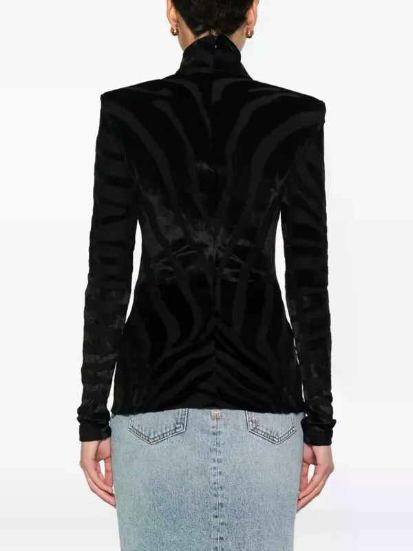 Balmain Printed Button Top