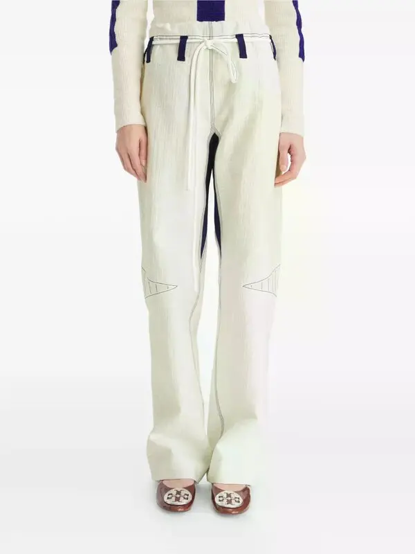 Tory Burch Drawstring Wide-leg Trousers