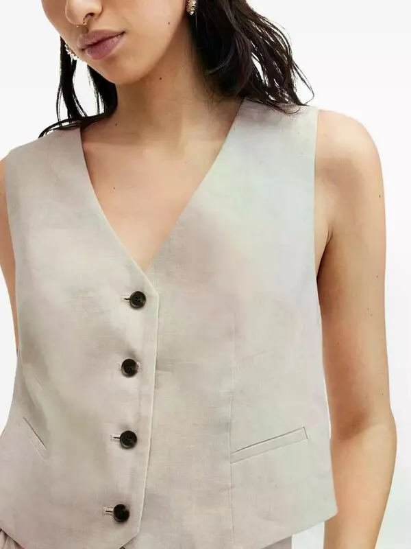 ALLSAINTS Button-front Waistcoat