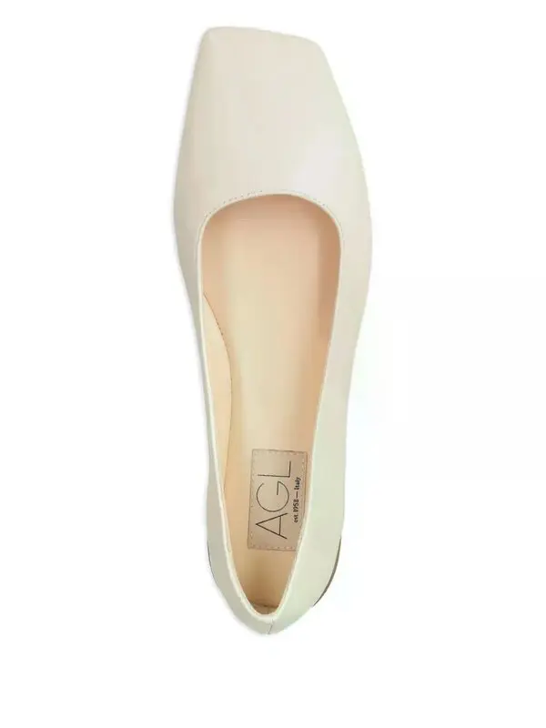 Agl Leather Ballet Flats