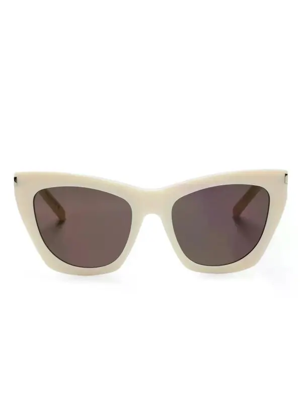 Saint Laurent Kate Sunglasses - White